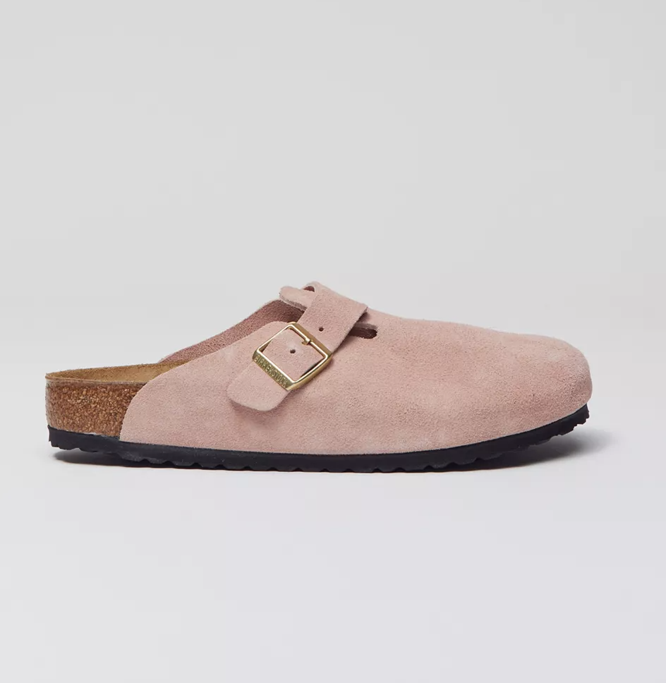Now Available: Birkenstock Boston Suede Clog "Pink" (UO Exclusive ...