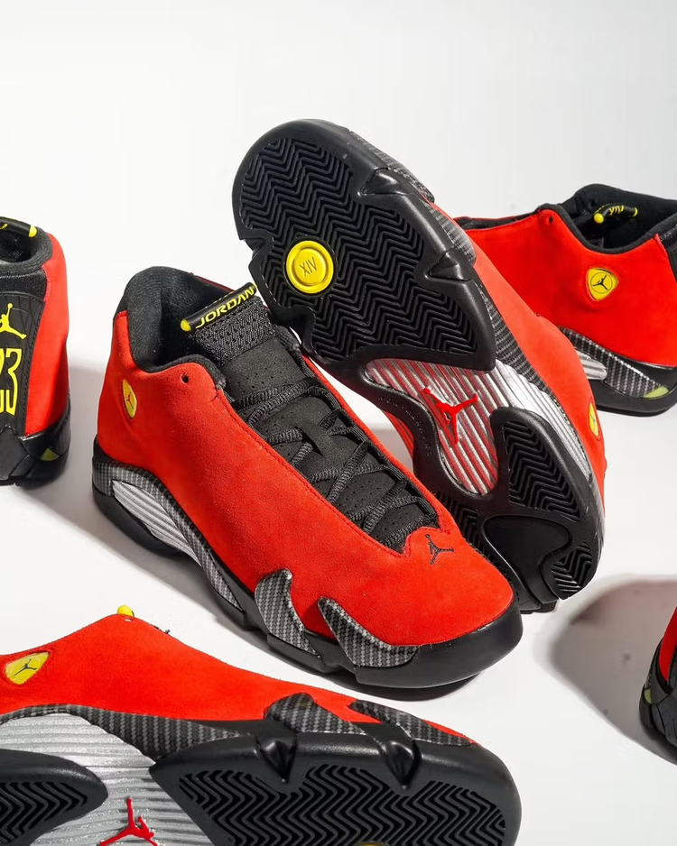 Now Available: Air Jordan 14 Retro "Ferrari" (2025) — Sneaker Shouts