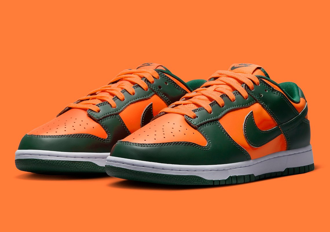 Restock: Nike Dunk Low "Miami Hurricanes" — Sneaker Shouts