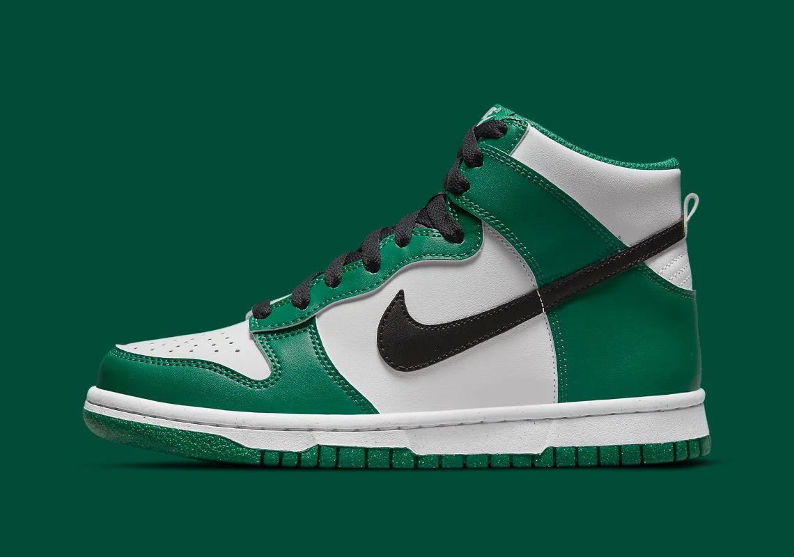 Now Available: Gradeschool Nike Dunk High "Celtics" — Sneaker Shouts