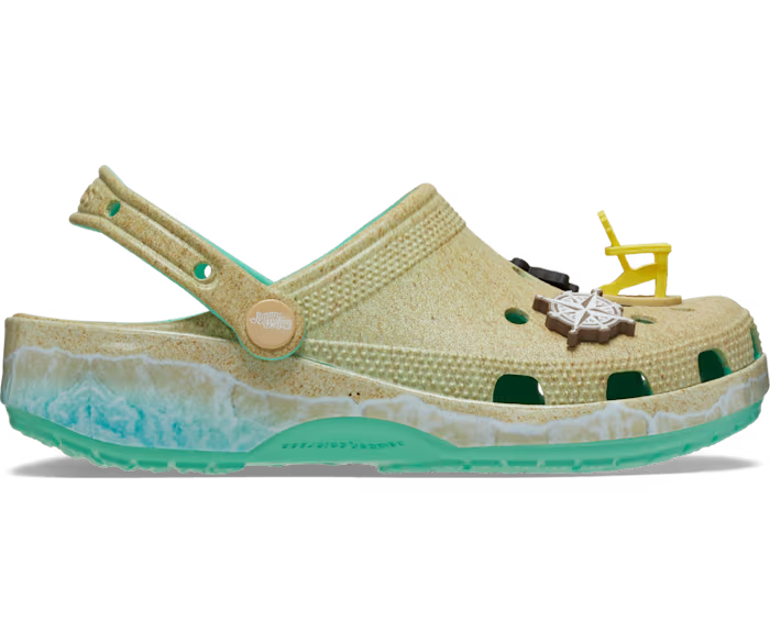 Now Available: Margaritaville Beach x Crocs Classic Clog "Pistachio ...