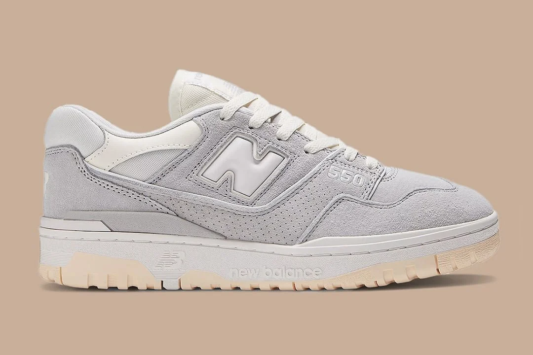 Now Available: New Balance 550 "Grey Suede" — Sneaker Shouts