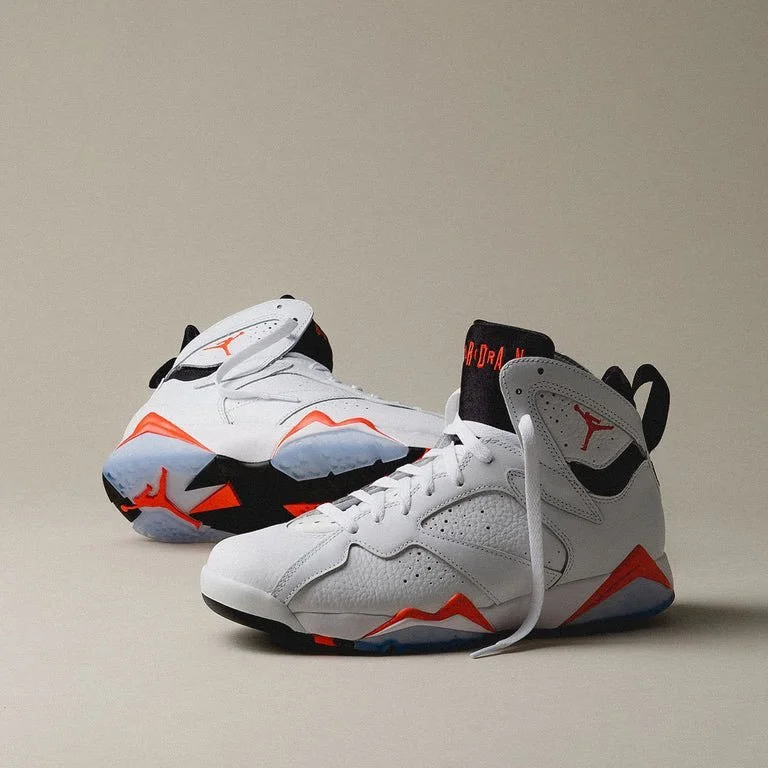 Now Available: Air Jordan 7 Retro "White Infrared" — Sneaker Shouts