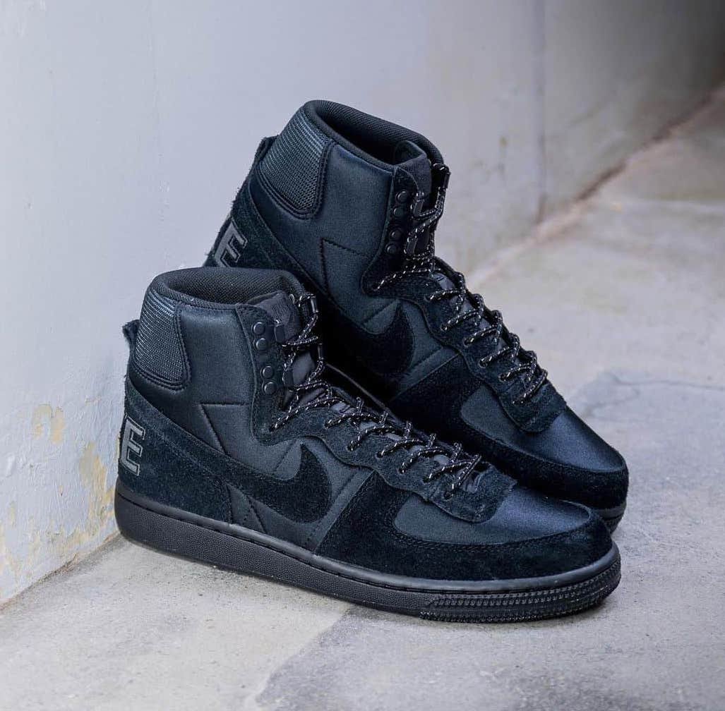 Now Available: Nike Terminator High "Triple Black" — Sneaker Shouts