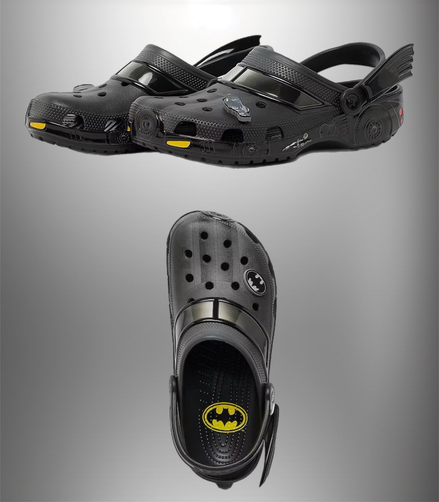 Now Available: Batman x Crocs Classic Clogs "Batmobile" — Sneaker Shouts