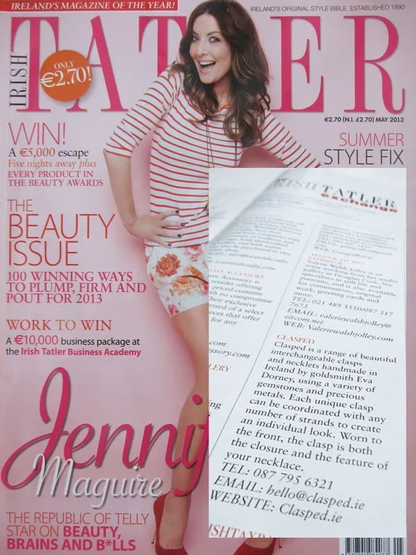 Irish Tatler June 2013 — eva dorney goldsmith | contemporary handmade ...