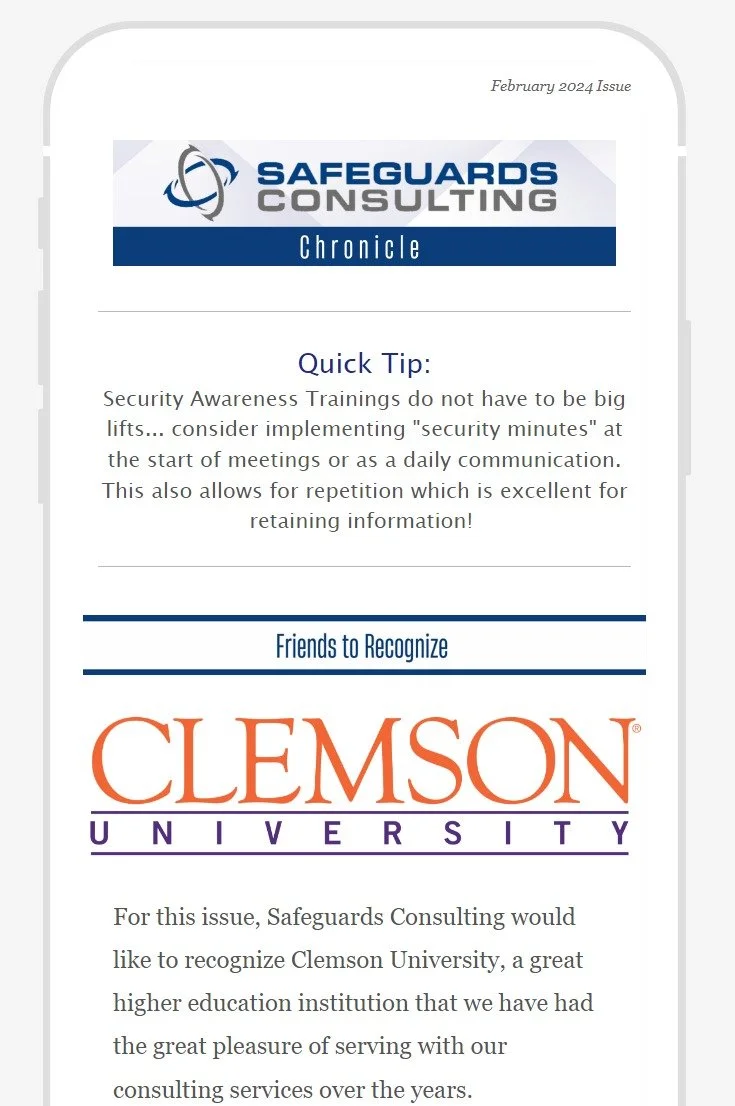 Knowledge — Safeguards Consulting, Inc.
