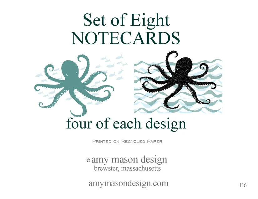Octo Assorted Cards — amy mason design