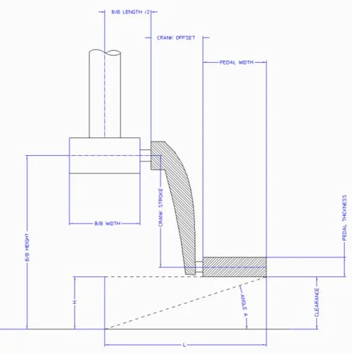 Bottom Bracket Height — Rodford Built Transport Cycles.