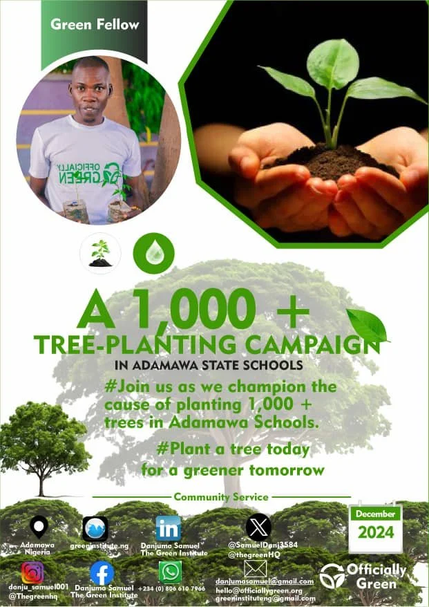 GREEN FELLOW SPOTLIGHT: Danjuma Samuel-A Champion of the Green Movement ...