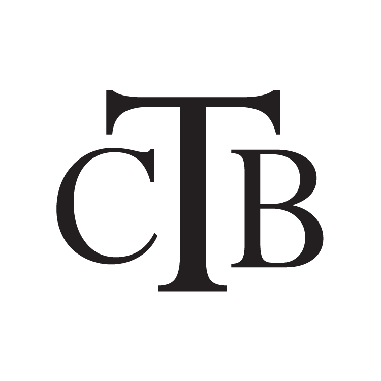 CTB MONOGRAM ROUND STAMP — Pretty in Ink Stamps