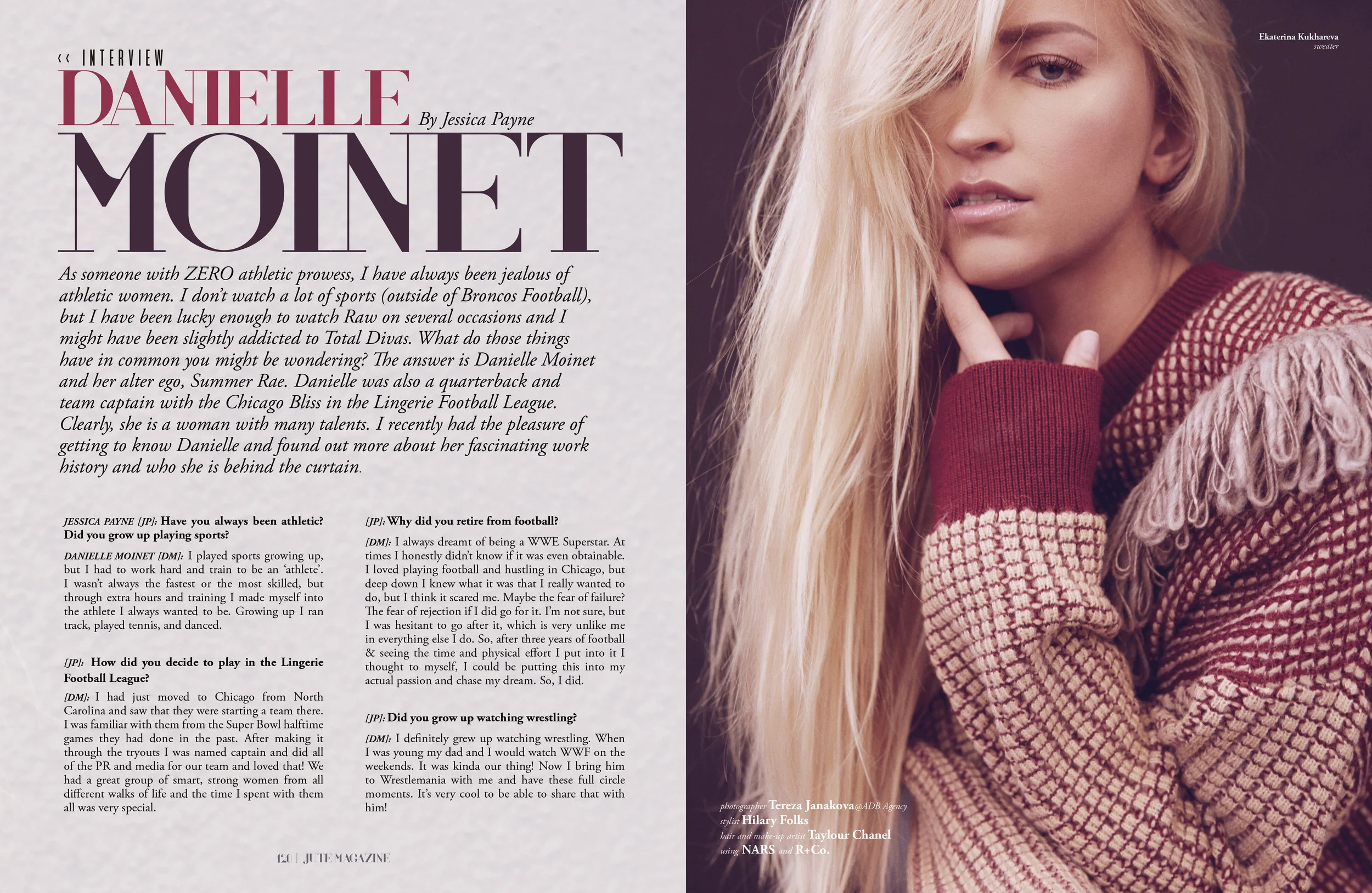 Danielle Moinet Football