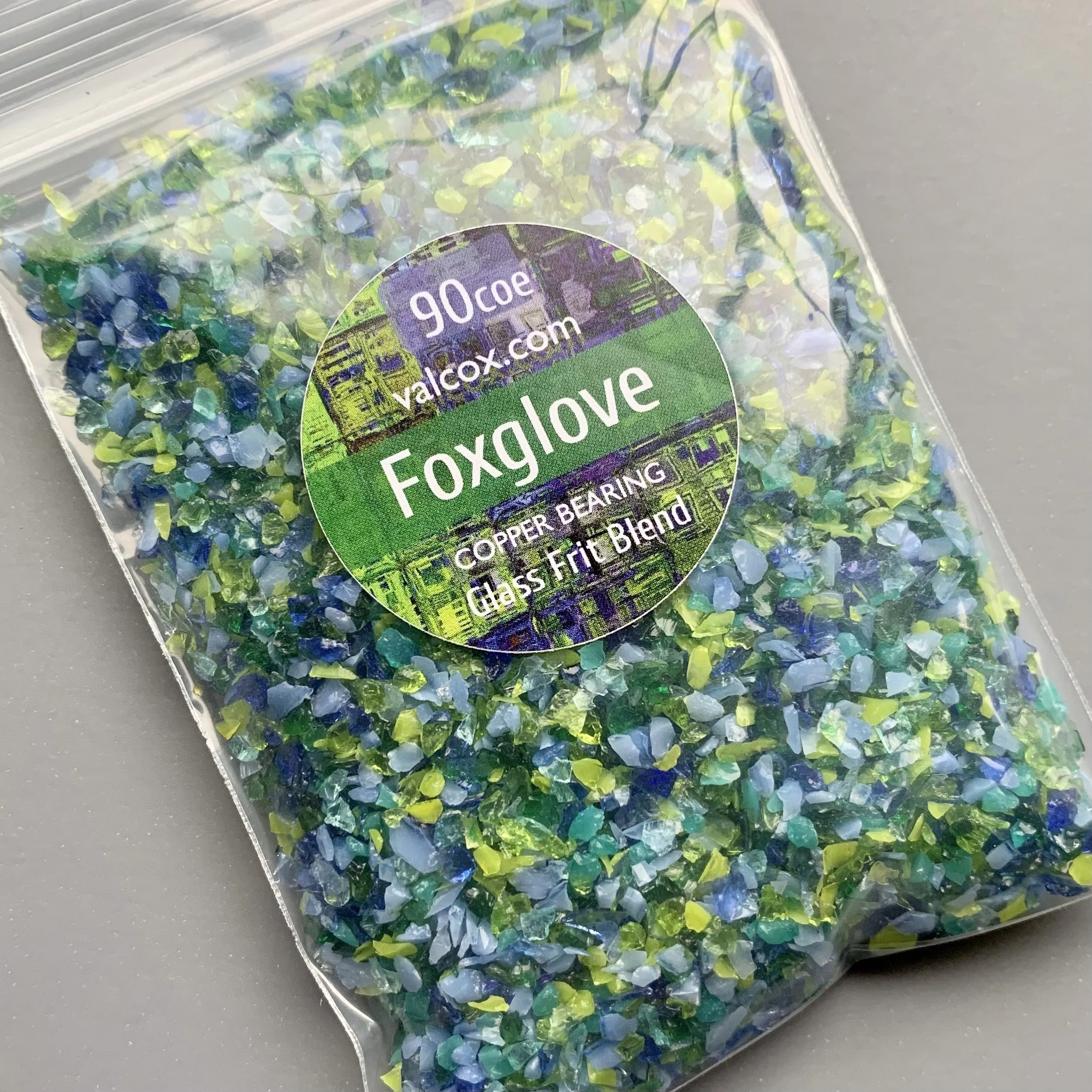 Val Cox glass frit blends