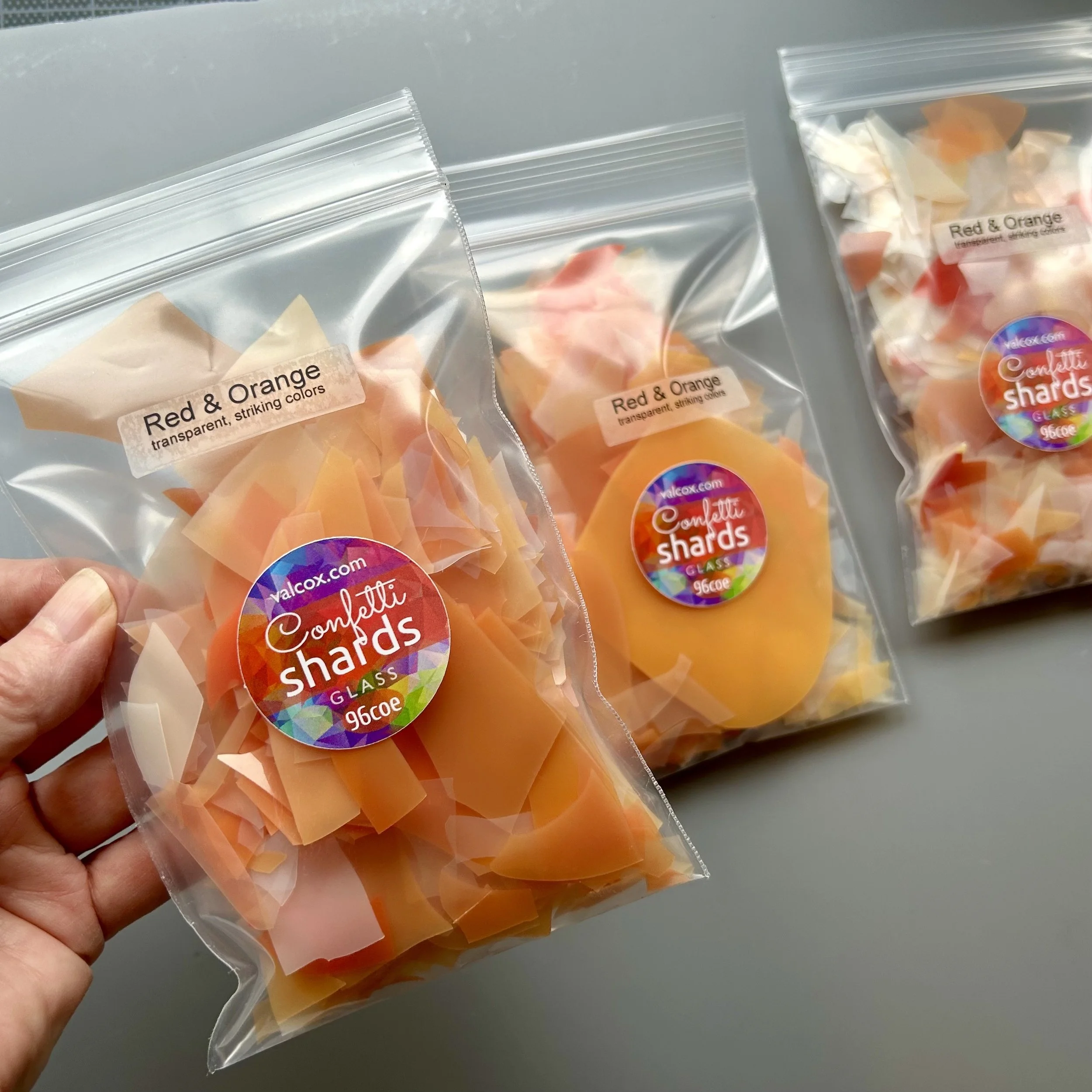 Val Cox glass frit blends