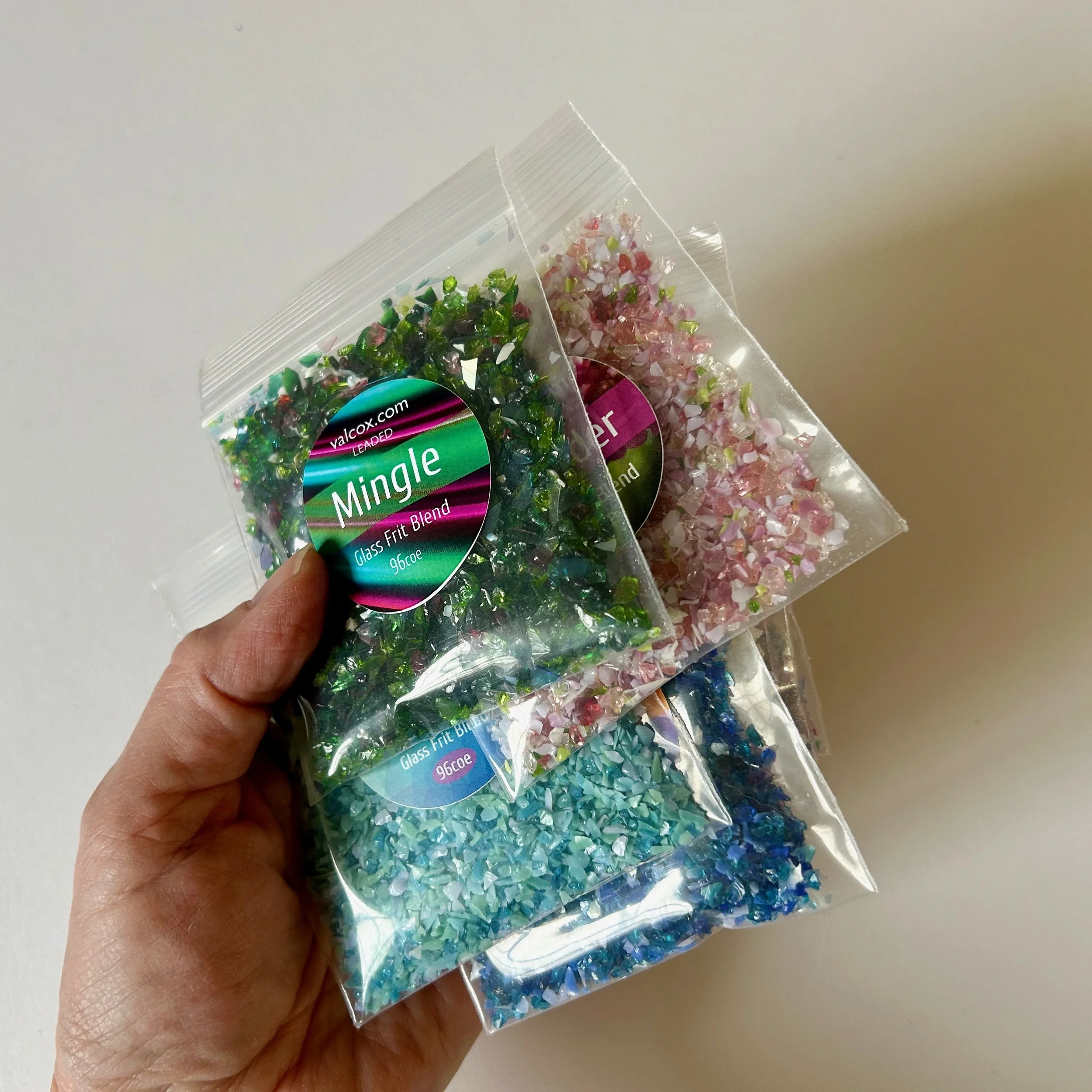 Val Cox glass frit blends