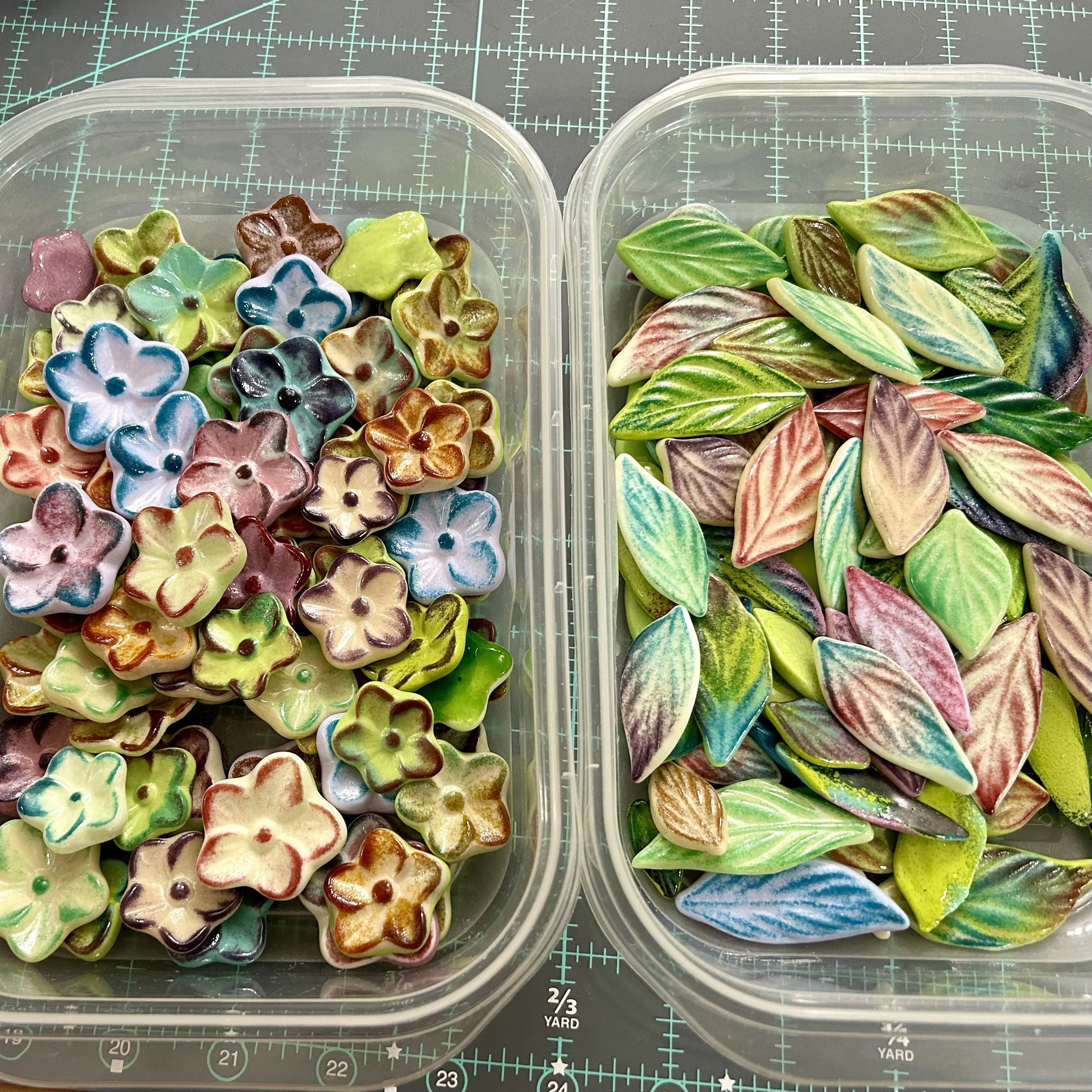 Val Cox glass frit blends