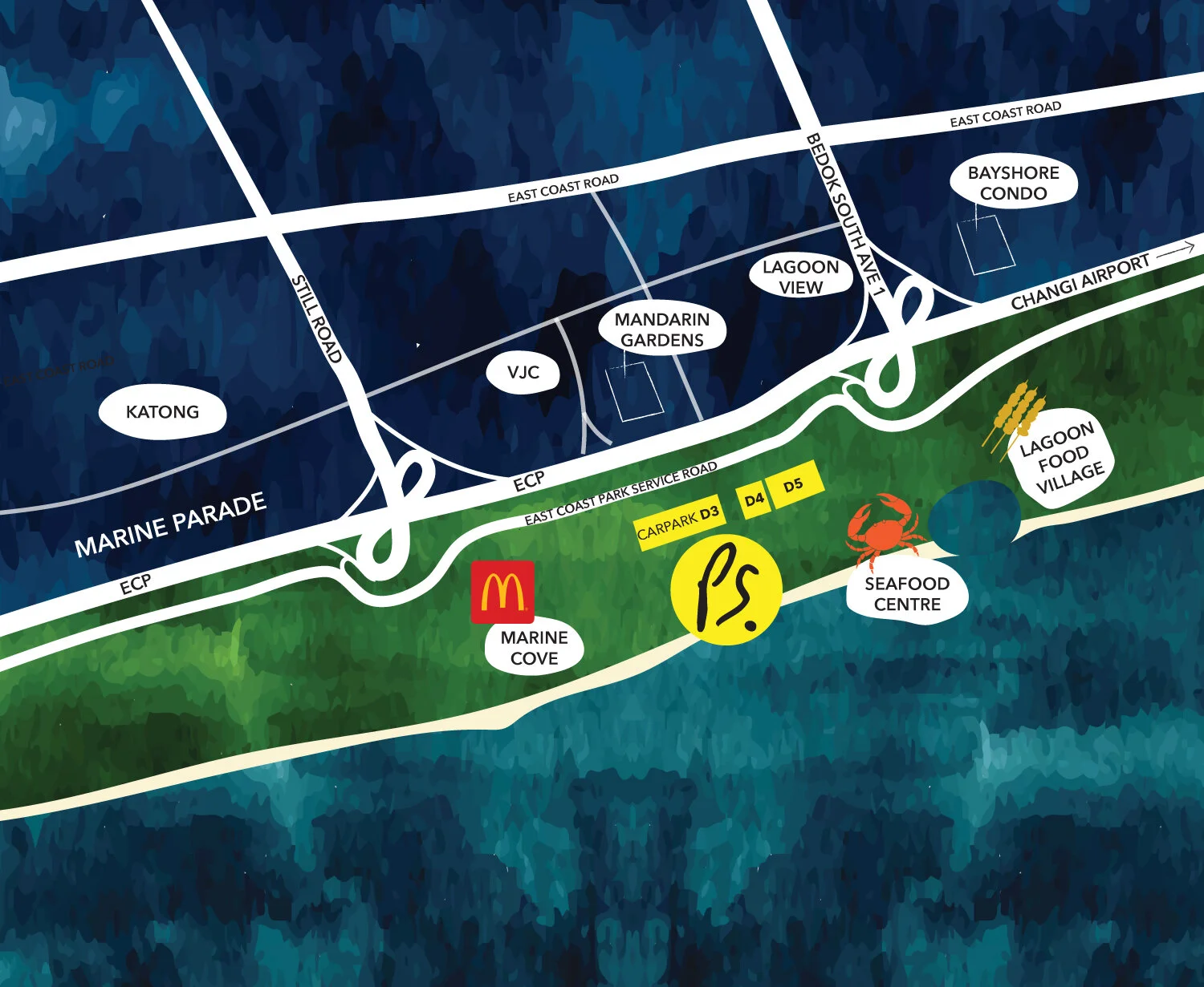 PS.Cafe East Coast Park - Directions — PS.Cafe