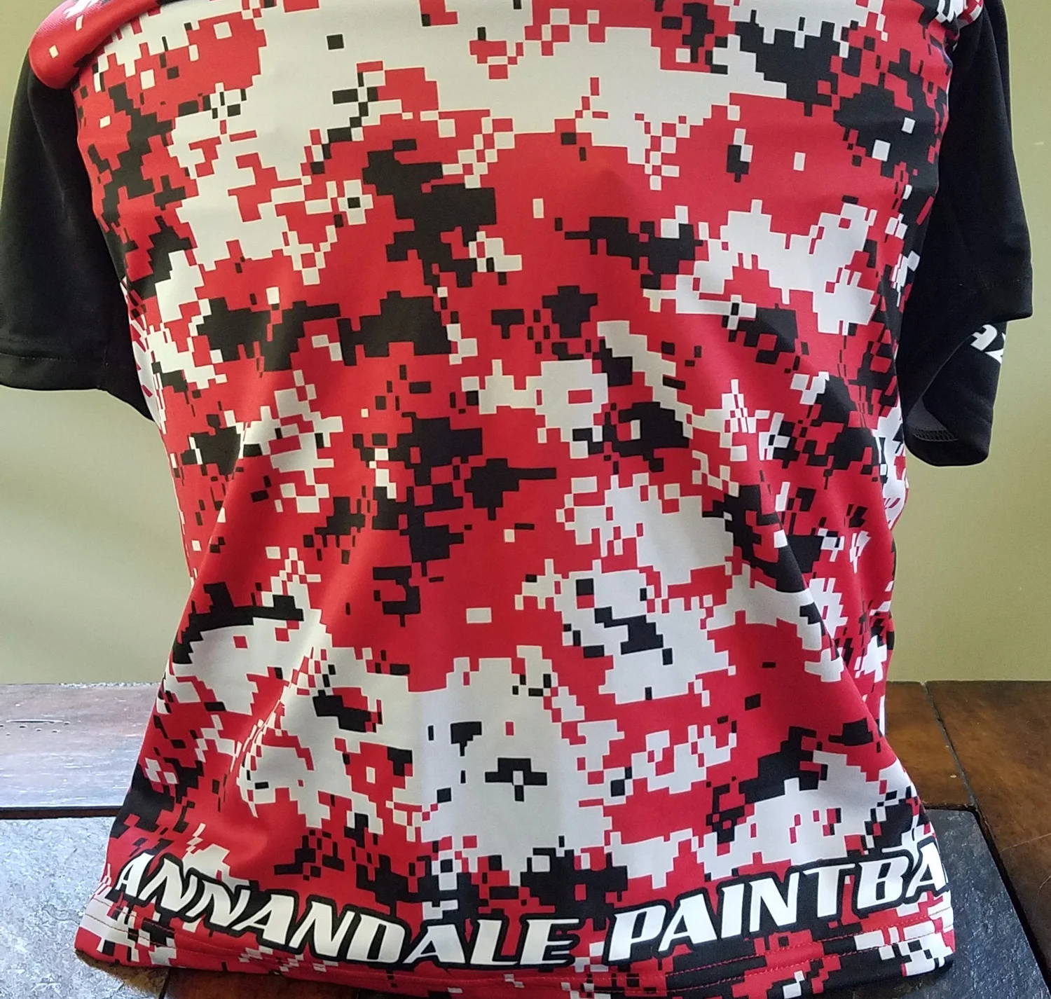Red Digital Camo Shirt