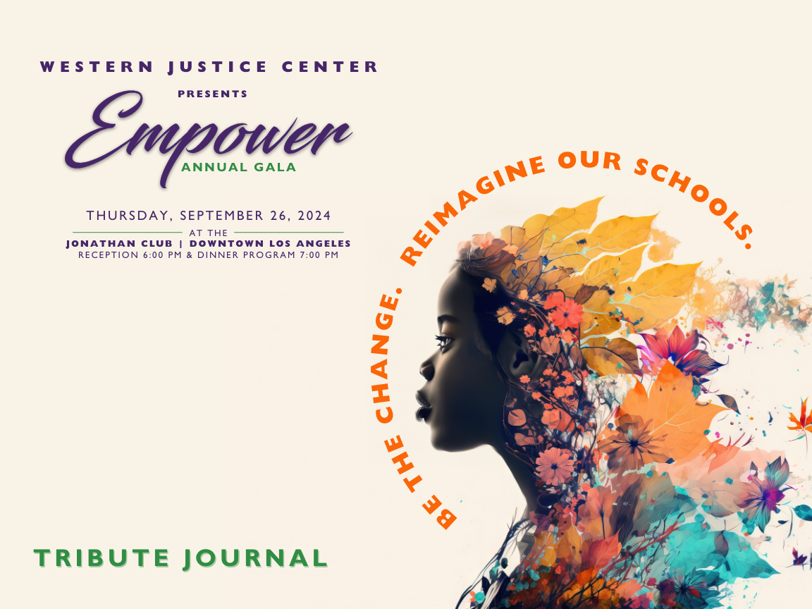 Tribute E Journal 2024 Western Justice Center
