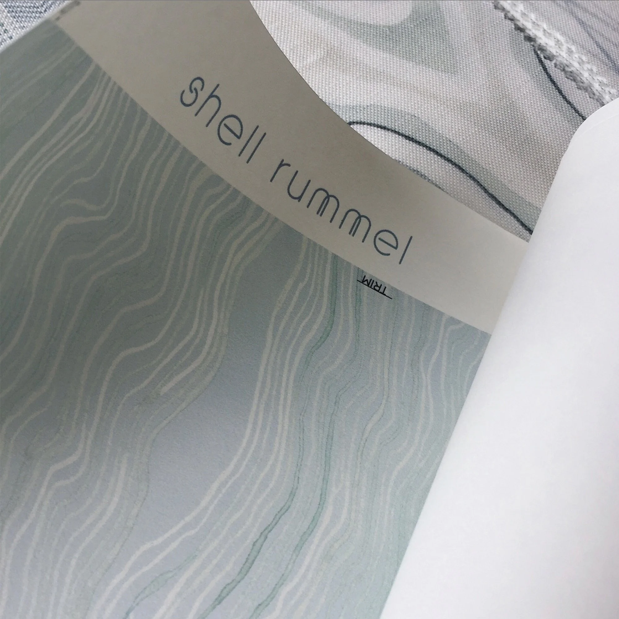 Ebb & Flow Wallpaper — Fine art and design by Shell Rummel
