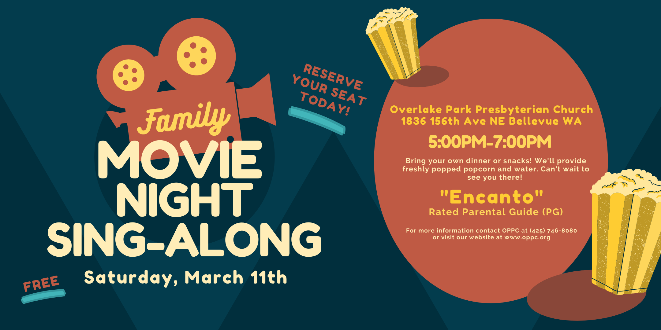 Family Movie Night Sing-Along — Overlake Park Presbyterian Church