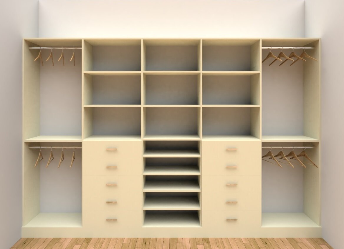 Custom Closet System Finish Options — NEW CLOSET