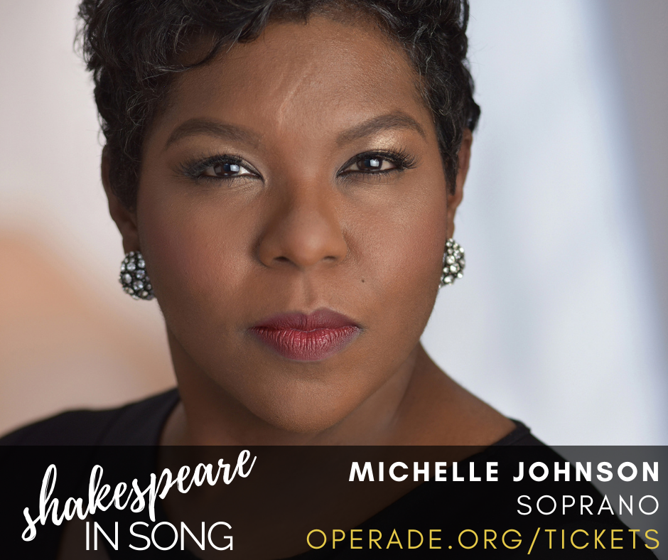 Meet the artists of Shakespeare in Song: Michelle Johnson — OperaDelaware