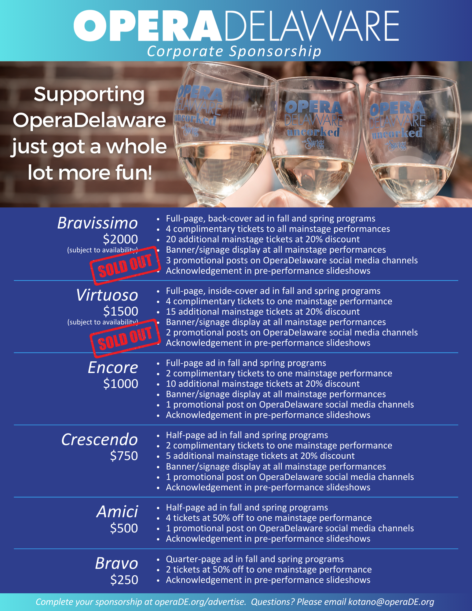 Advertise — OperaDelaware