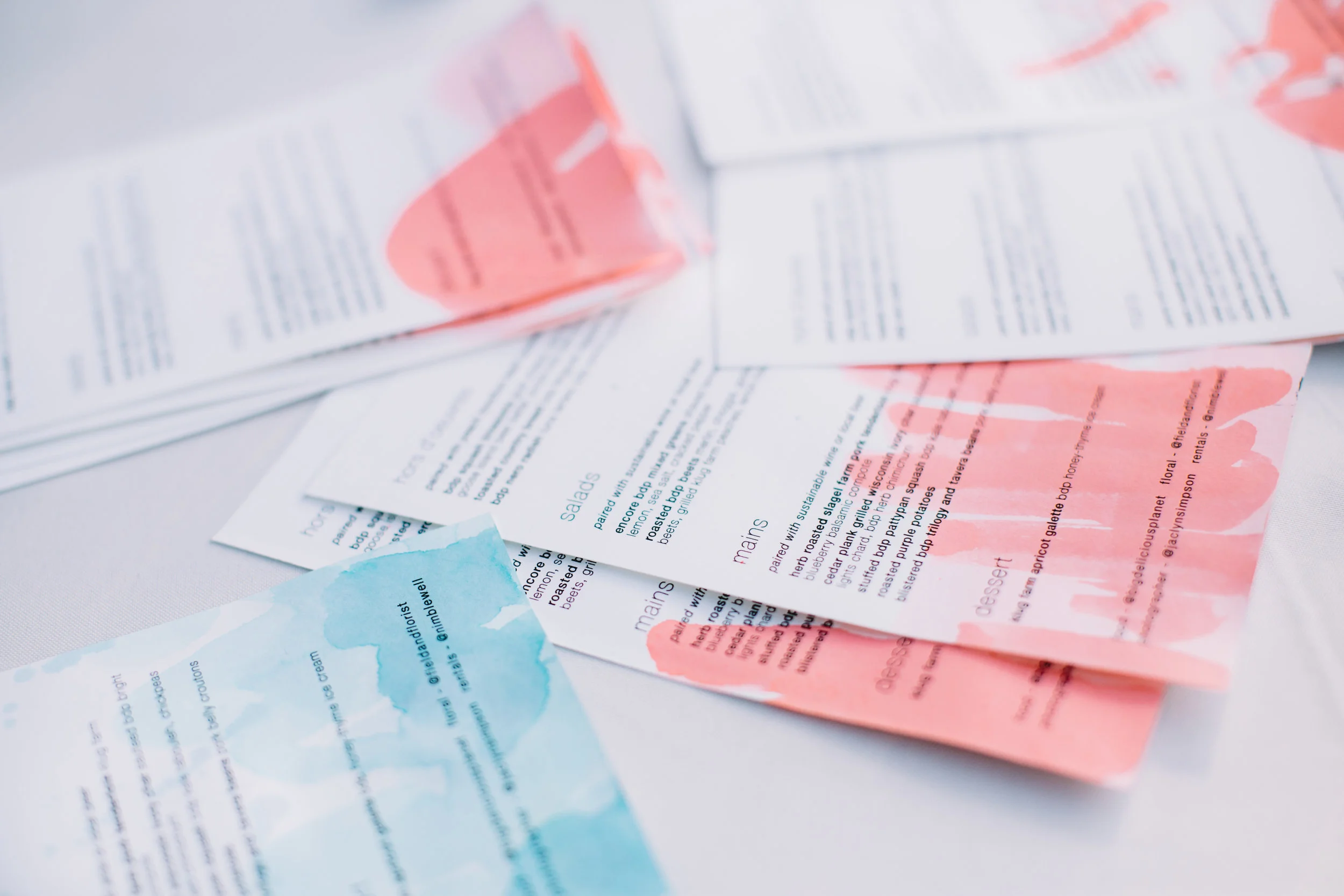 Color Block Dinner — Big Delicious Planet | Full-Service Catering ...