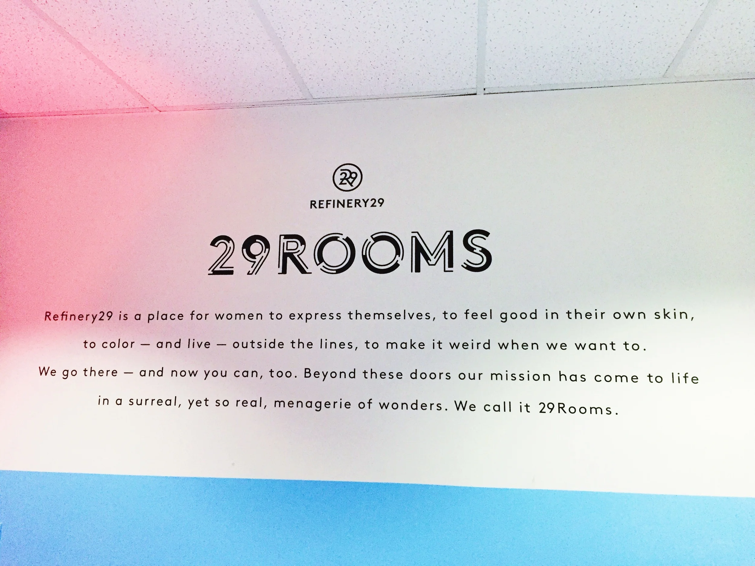 Refinery29's #29Rooms NYFW Installation — Amy Chen