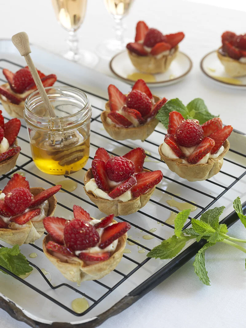 Spiced Berry Tarts — Farrah's