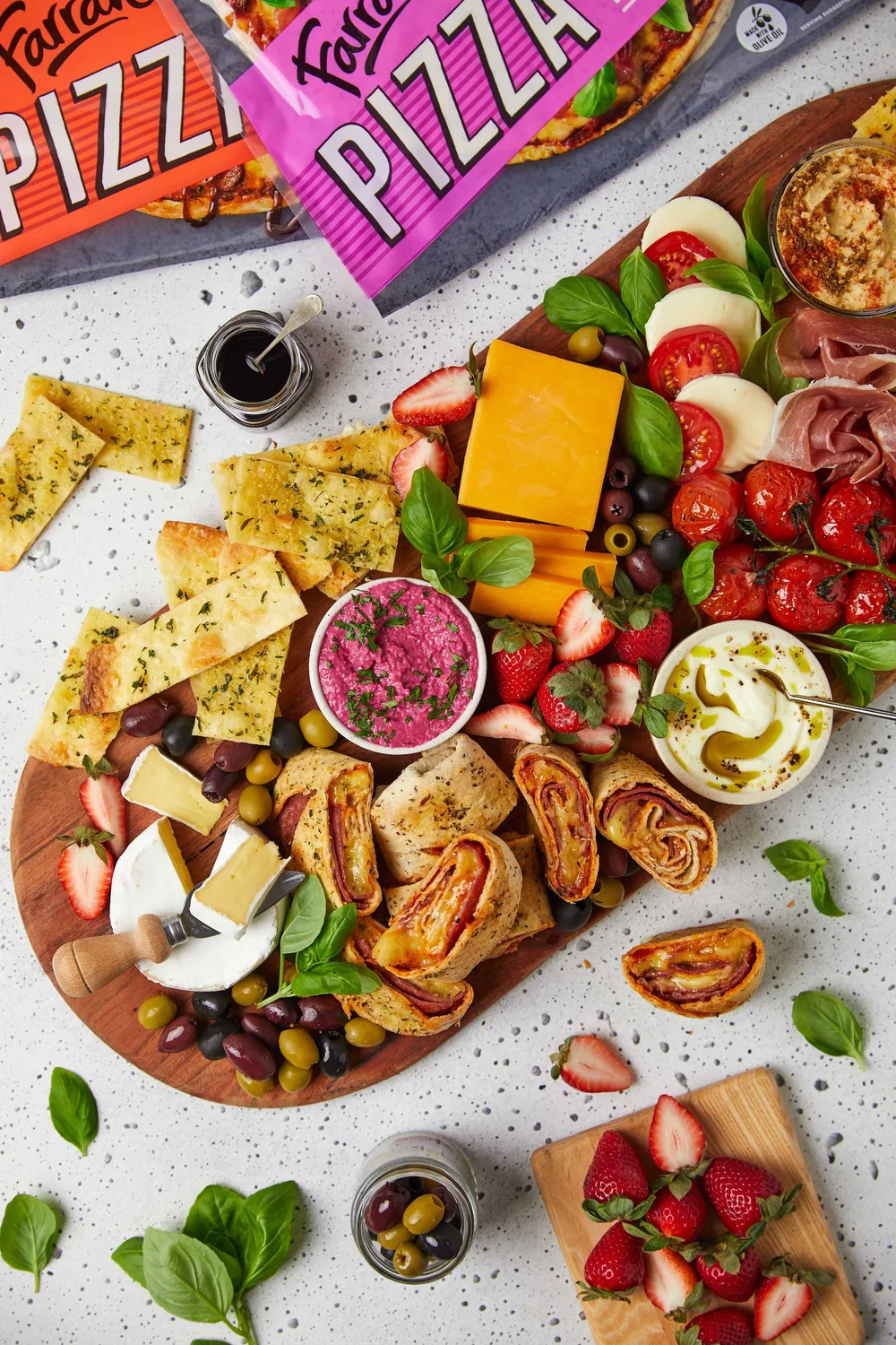Pizza Bread Platter Recipe | Party Food | Farrah's — Farrah's