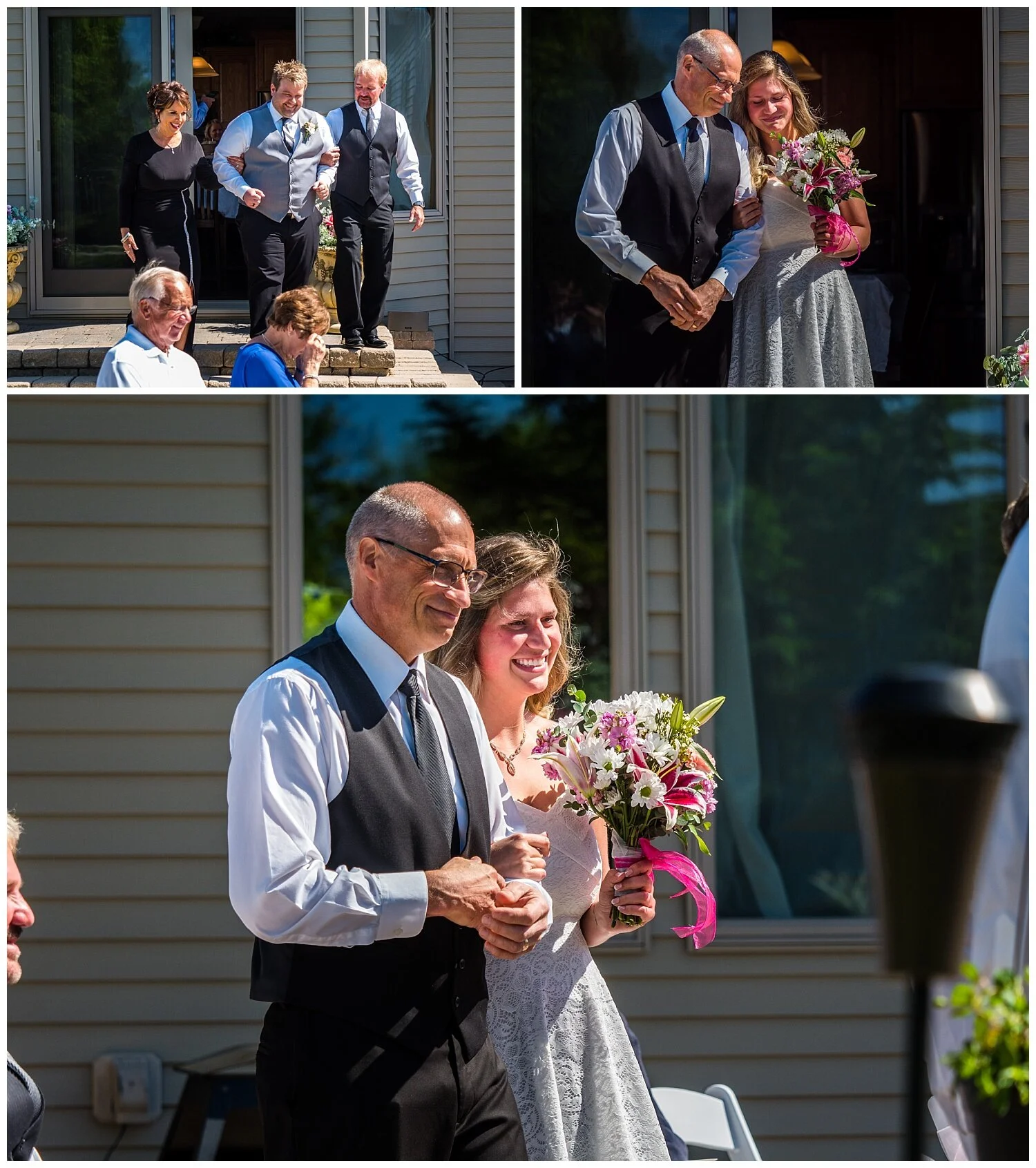 Grand Forks Intimate Covid Pandemic Backyard Wedding Ceremony — Grand ...