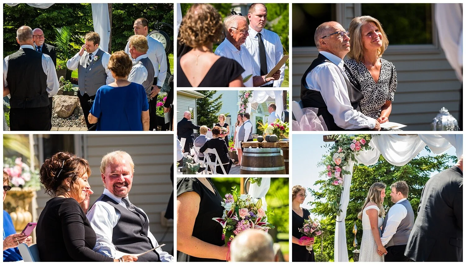 Grand Forks Intimate Covid Pandemic Backyard Wedding Ceremony — Grand ...