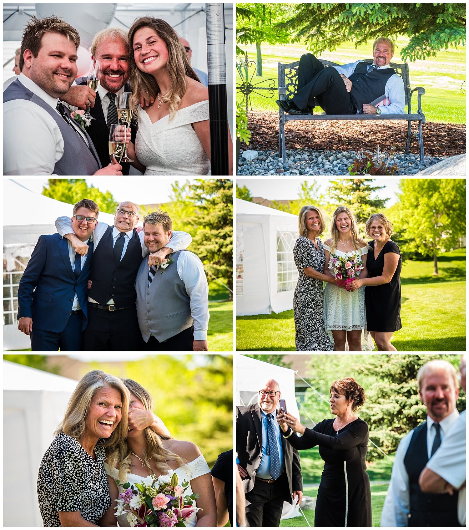 Grand Forks Intimate Covid Pandemic Backyard Wedding Ceremony ...