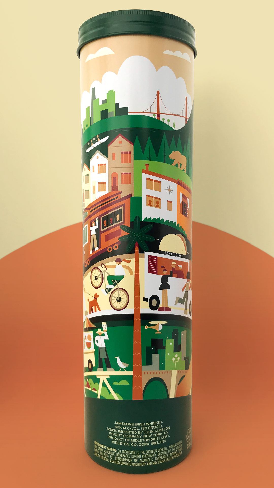 Jameson California Canister — Down the Street Designs