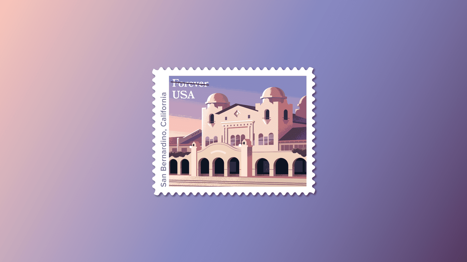 USPS Historic Railroad Stamps — Down the Street Designs