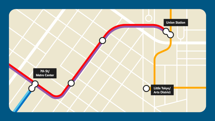 LA Metro: Make the Connection — Down the Street Designs