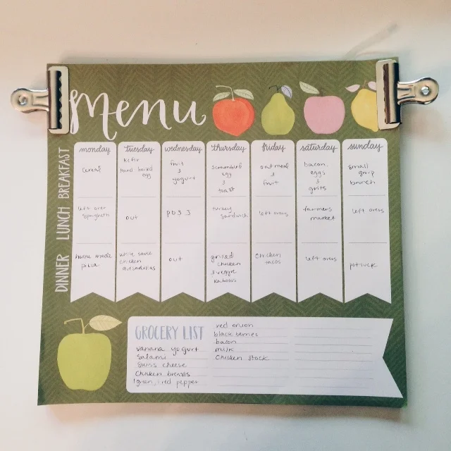 Meal Planning to Simplify Your Life — Help You Dwell