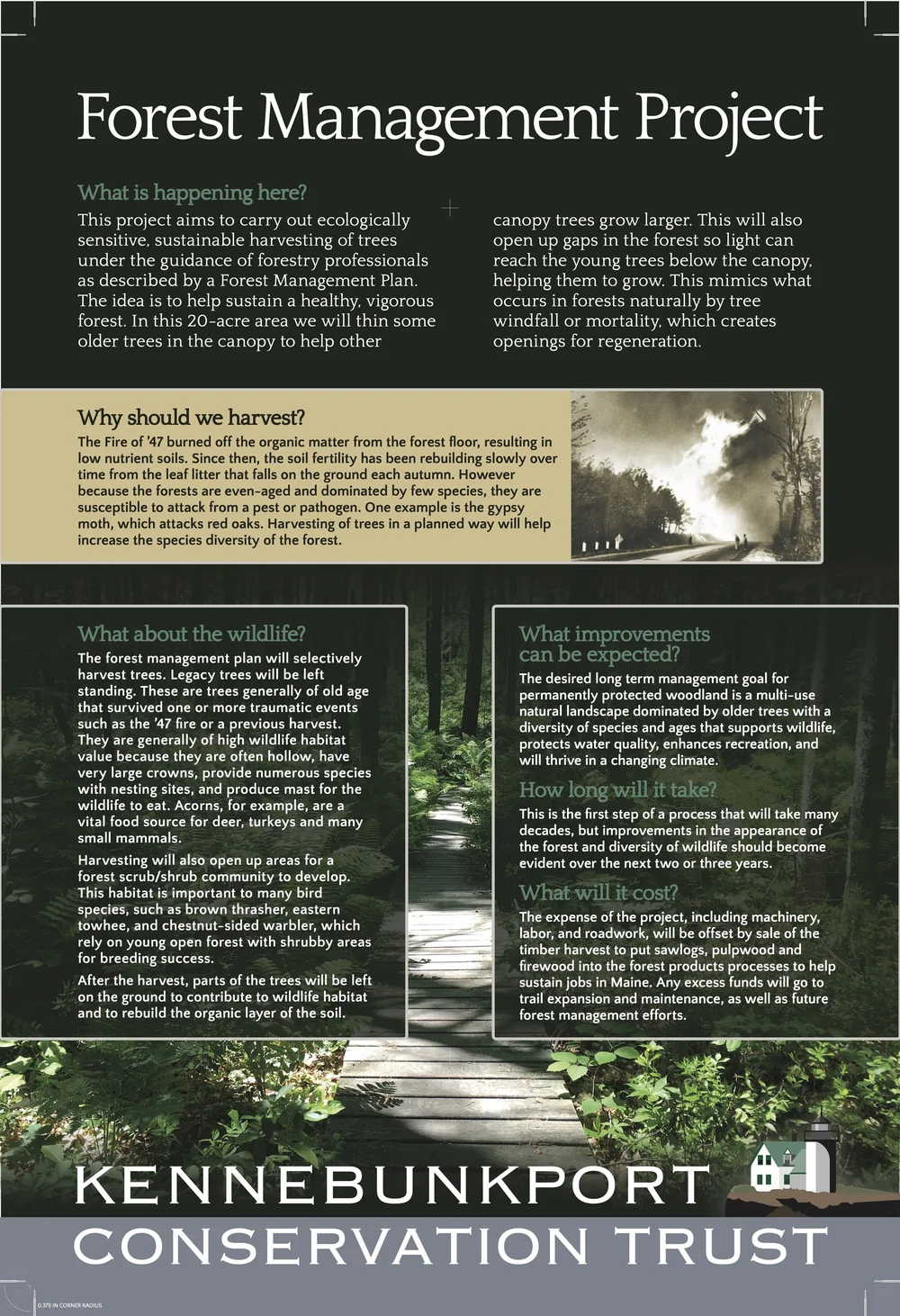 Forestry Management — Kennebunkport Conservation Trust