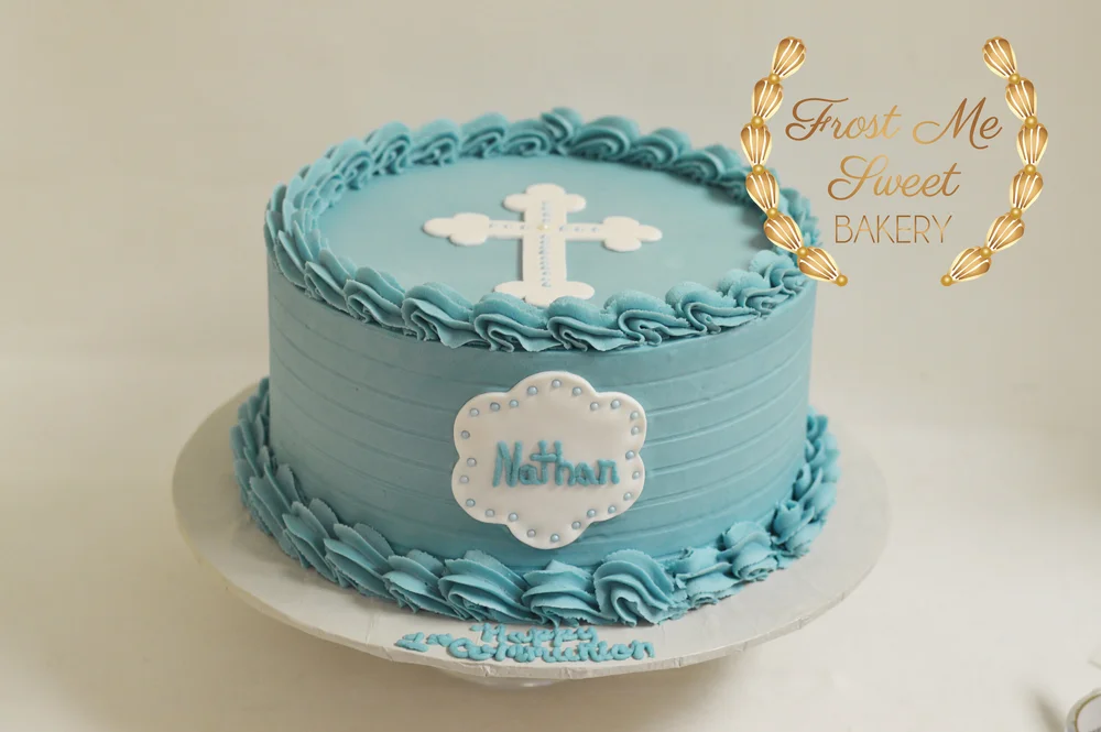 Christening Boy Cake