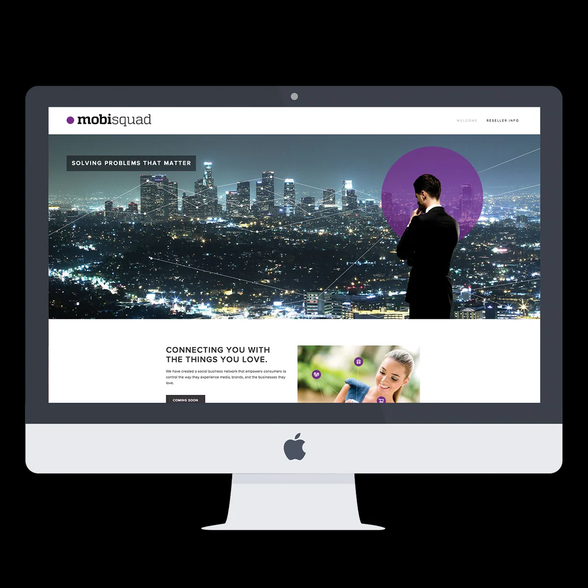 MobiSquad Website — Erika Zeroulias