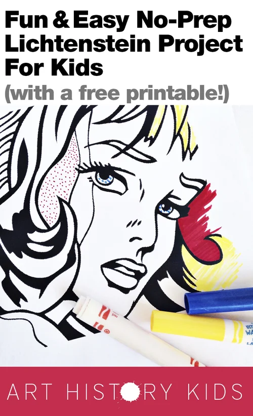 No-Prep Lichtenstein Project — Art History Kids