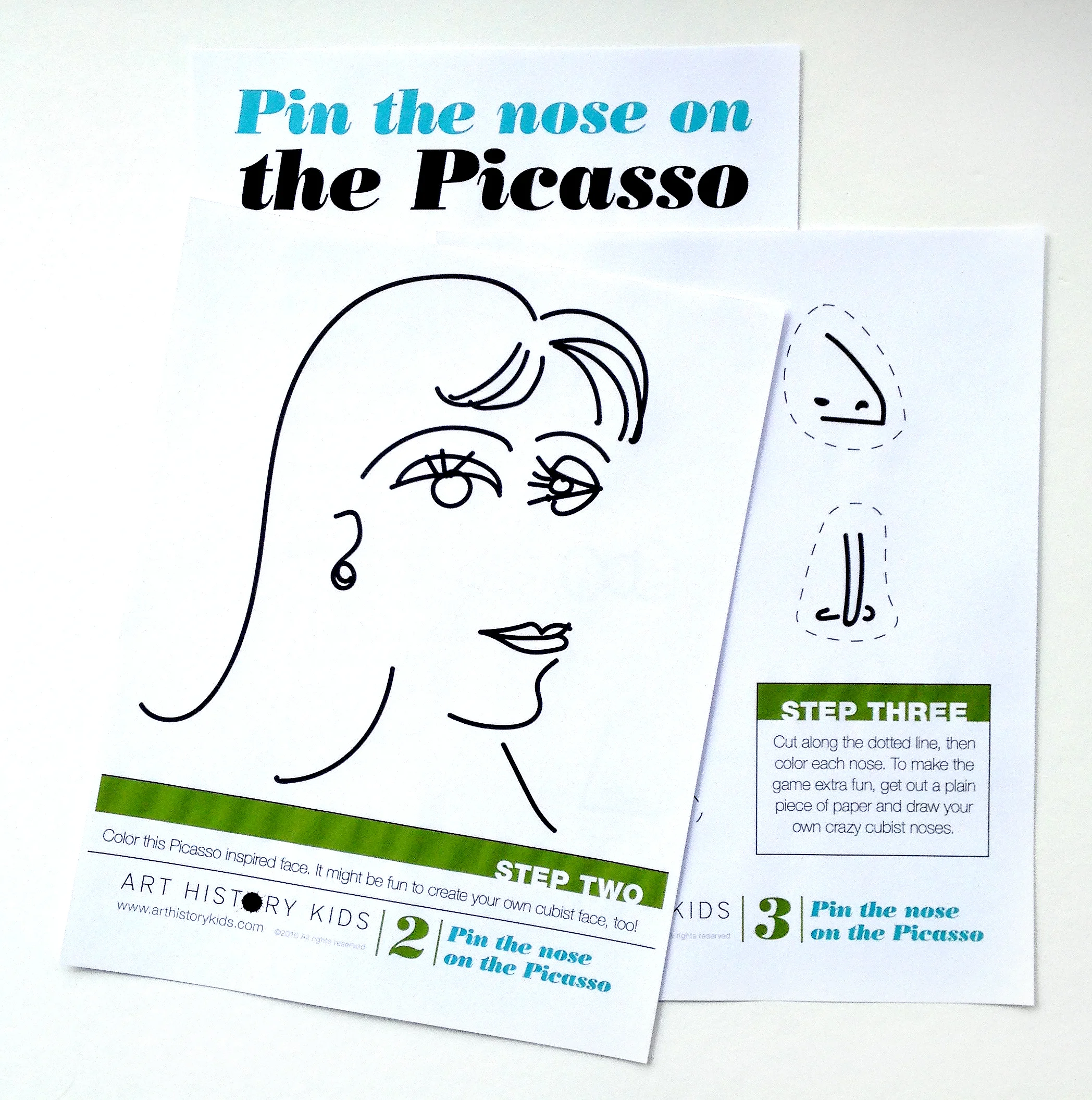 Pin the Nose on the Picasso — Art History Kids