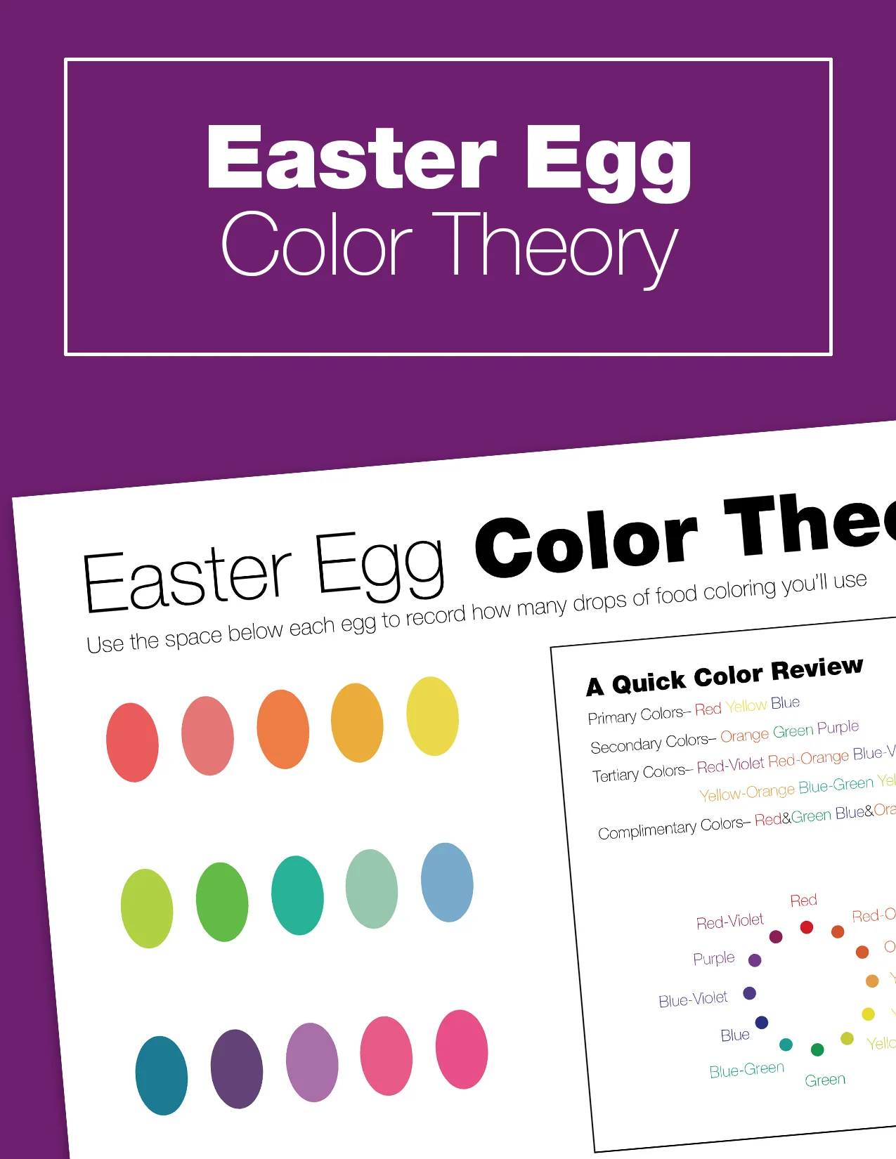 Easter Egg Color Theory — Art History Kids