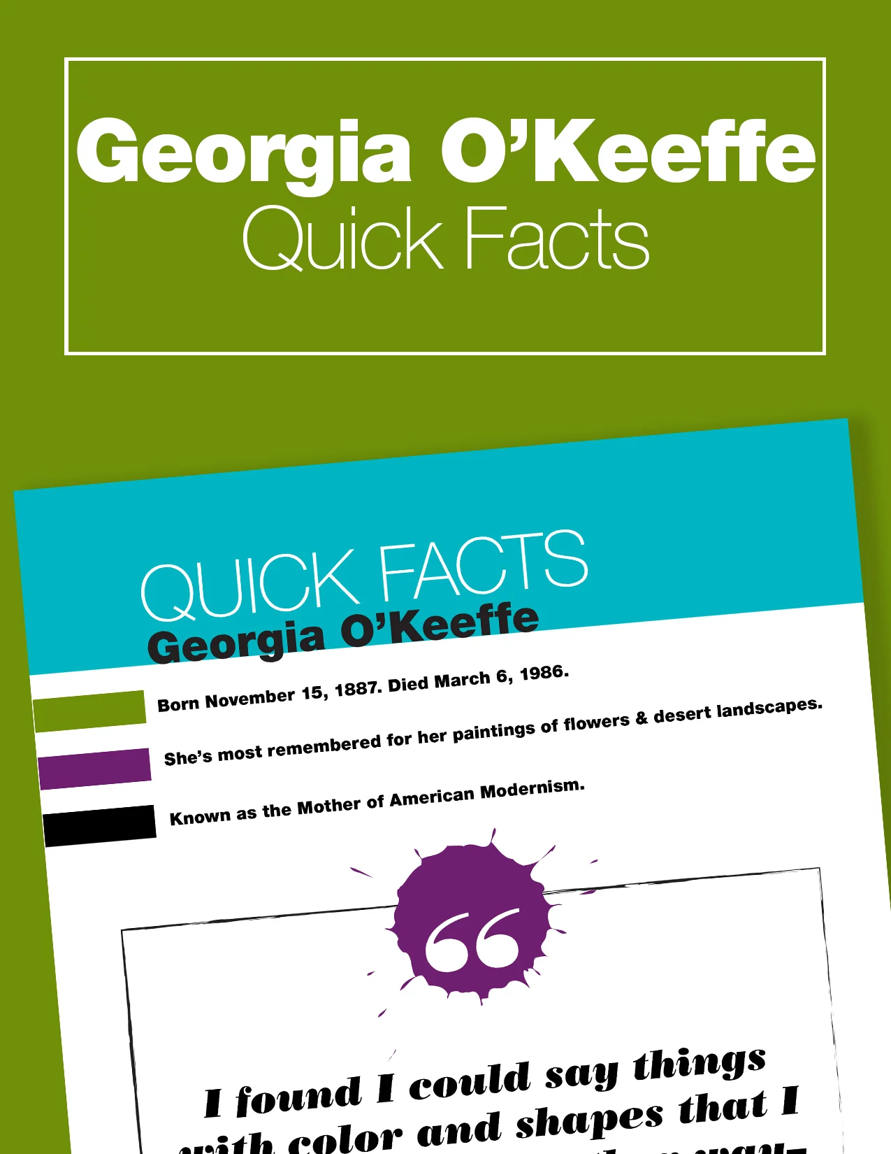 Paint Flowers Like Georgia O'Keeffe — Art History Kids