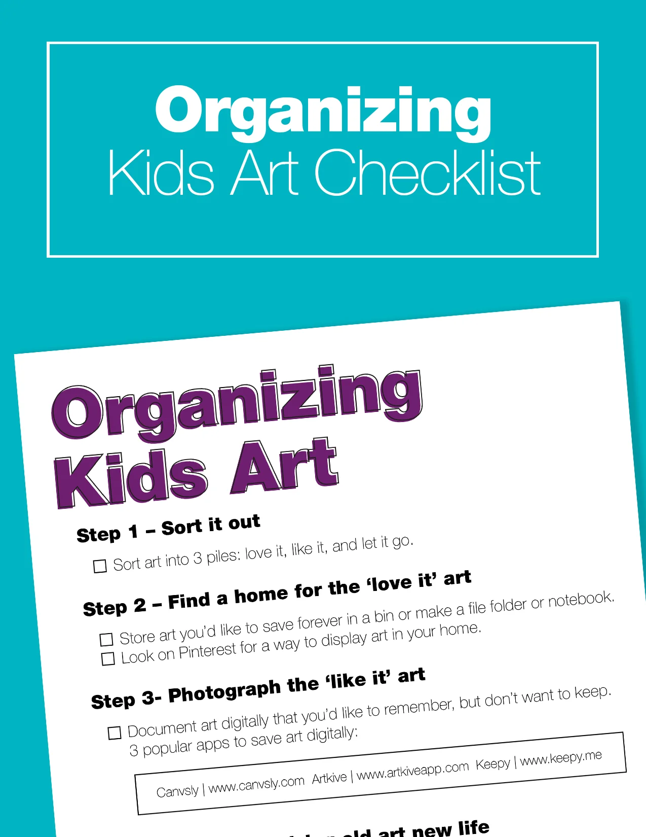 Tips and Tricks for Organizing Kids Art — Art History Kids