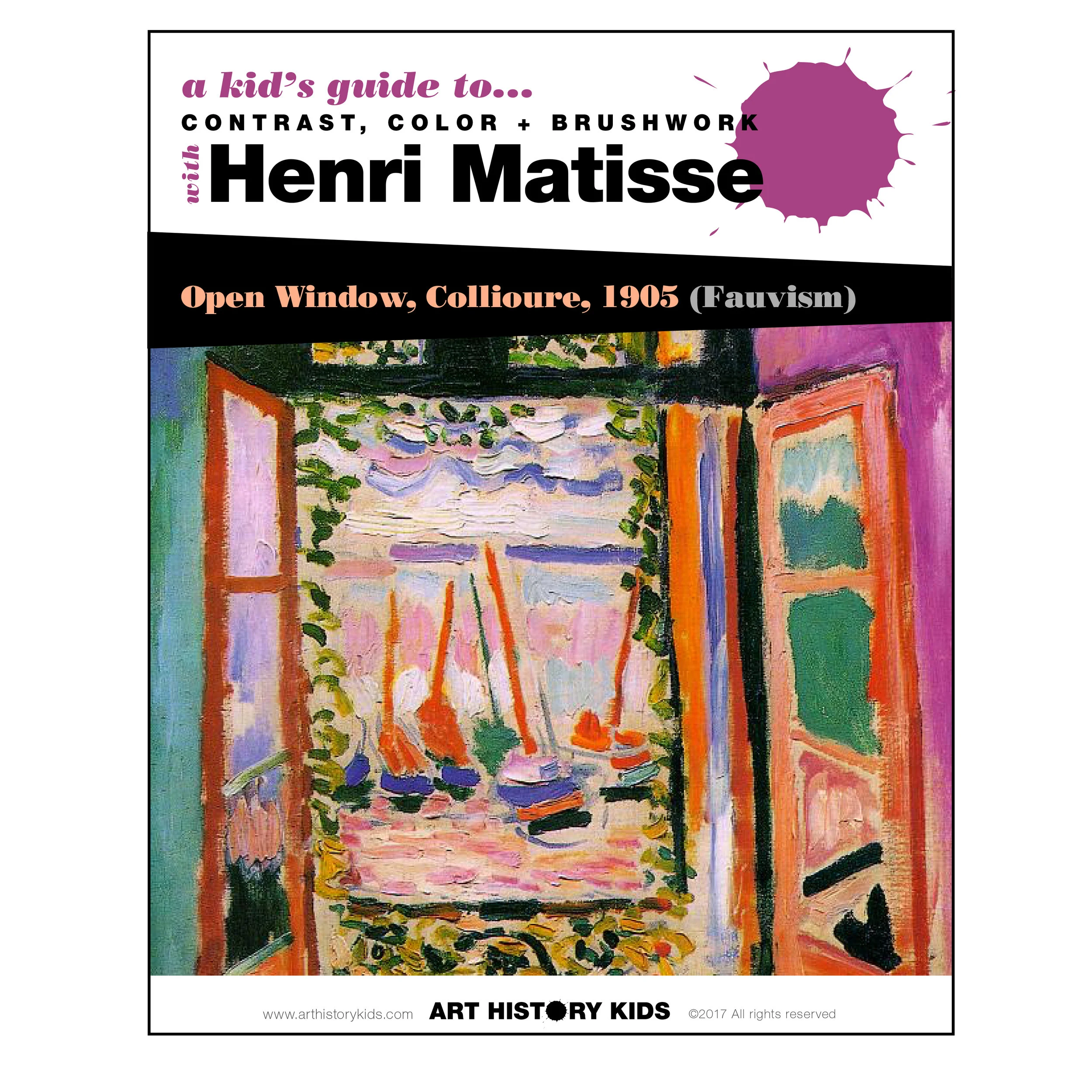 Cut Paper Matisse Shapes — Art History Kids