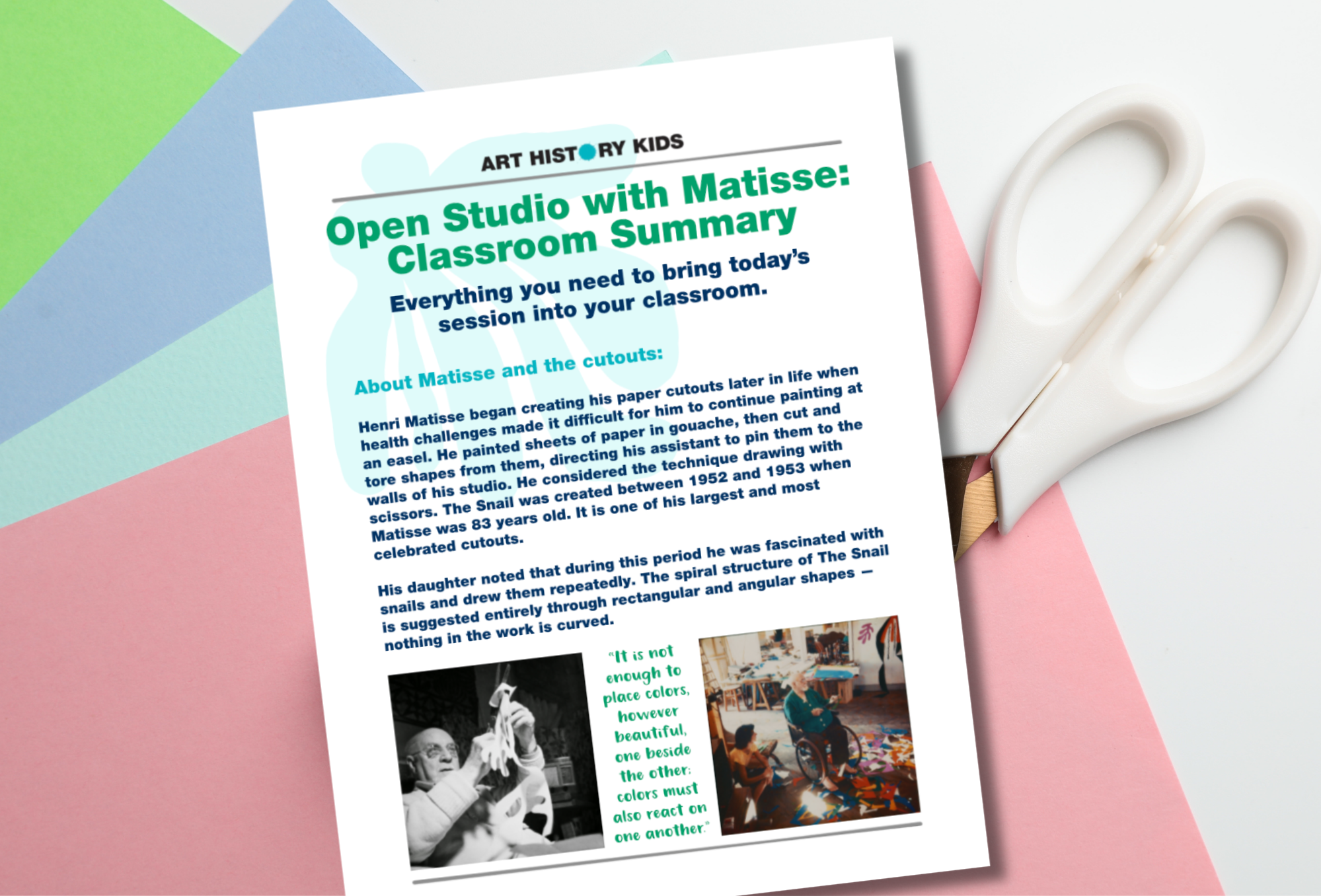 Matisse Replay — Art History Kids