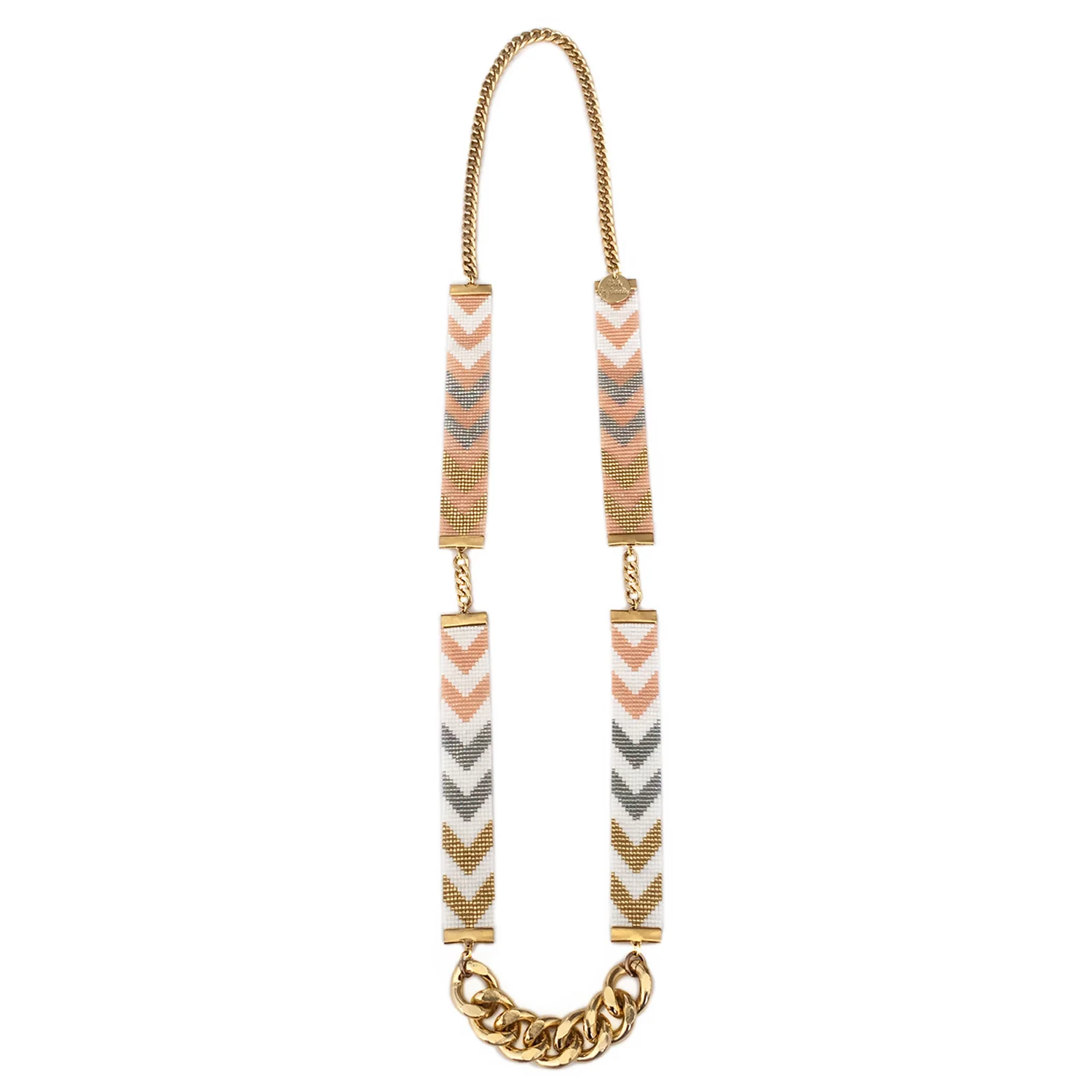 Chevron D'or Necklace — Shh by Sadie